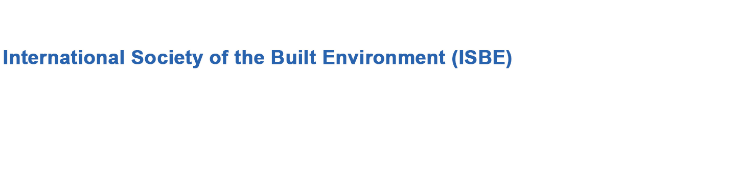 International Society of the Built Environment (ISBE)